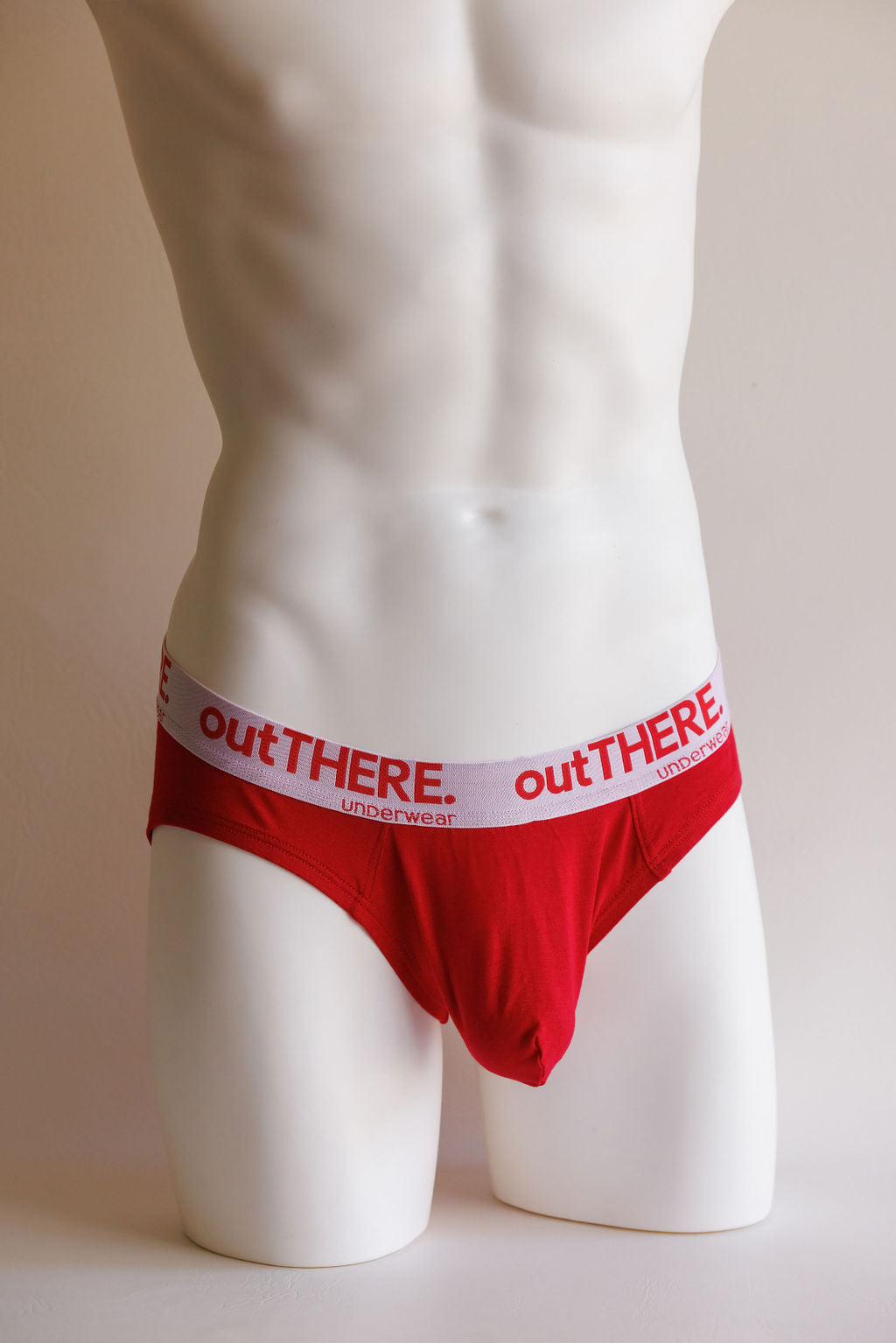 Men's Relaxed Brief - Red – outTHERE Underwear